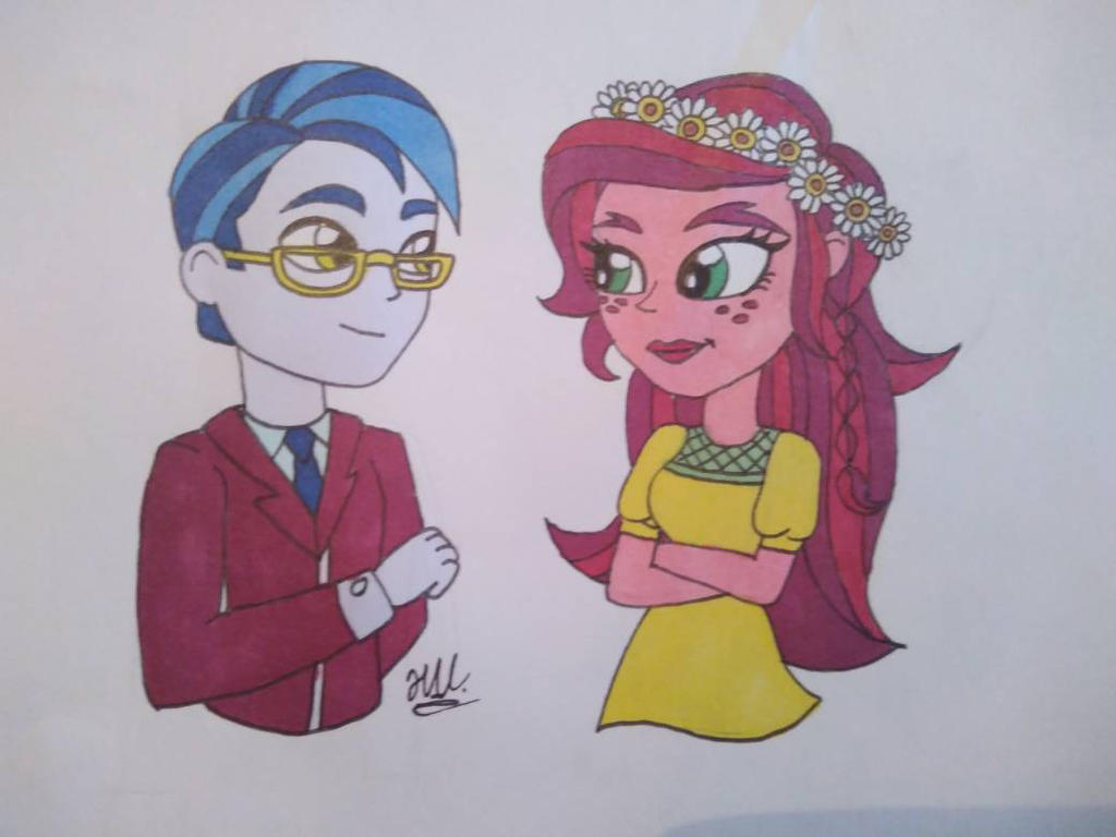 #2955495 - safe, artist:hiroultimate, clayton potter, gloriosa daisy, larry cooper, human ...