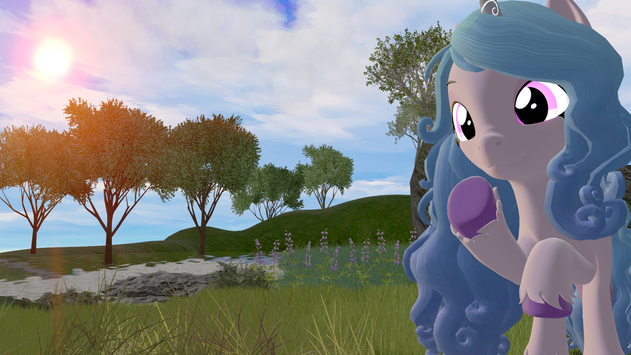 #2956181 - safe, artist:assertiveshy, izzy moonbow, pony, unicorn, g5, 3d, female, mare, solo ...