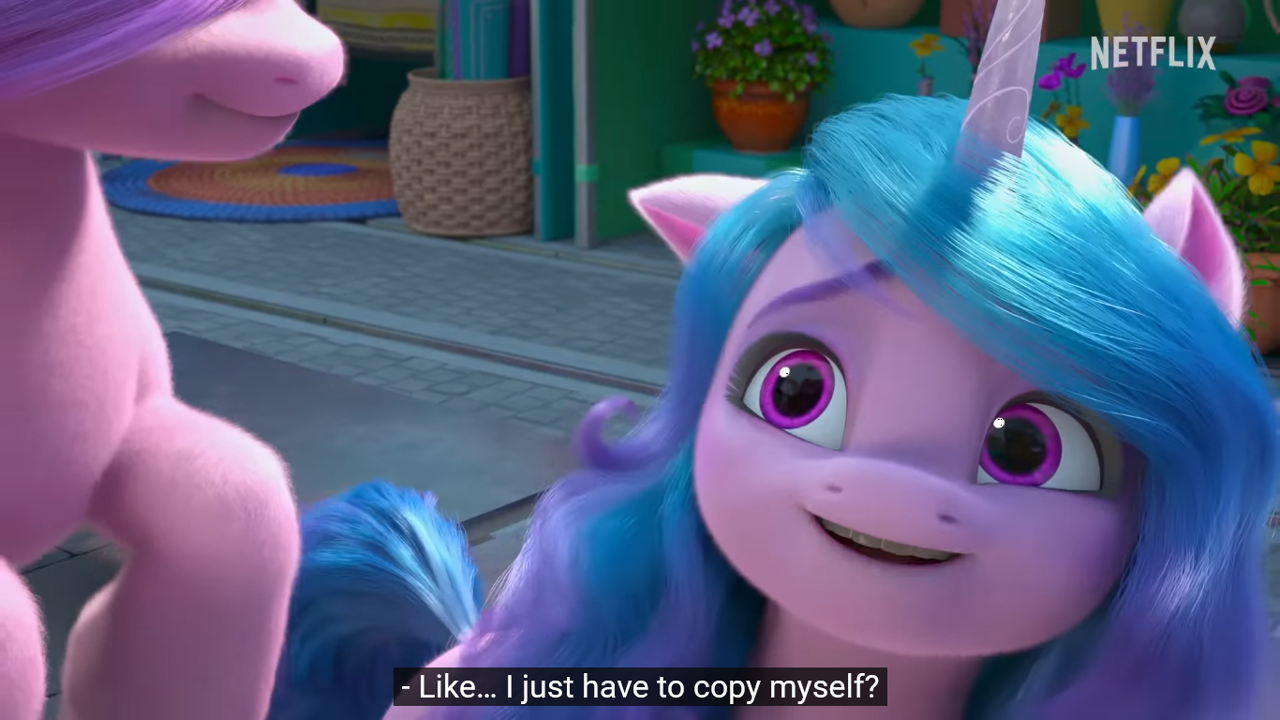 #2956677 - safe, edit, edited screencap, screencap, izzy moonbow, pipp ...