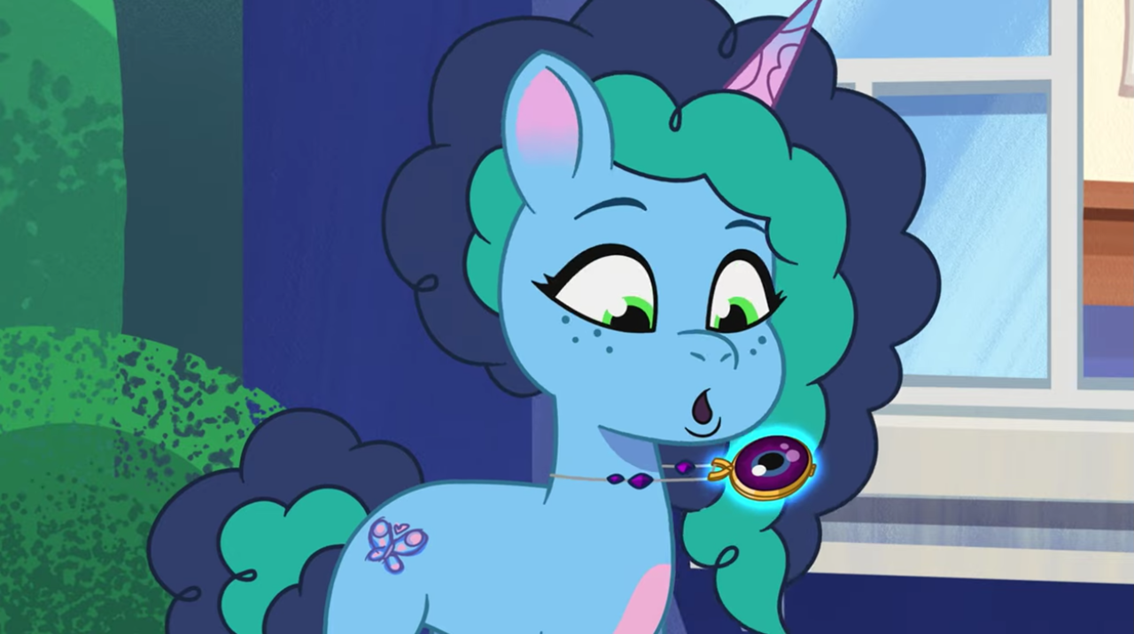 #2956843 - safe, screencap, misty brightdawn, pony, unicorn, dragon dad ...