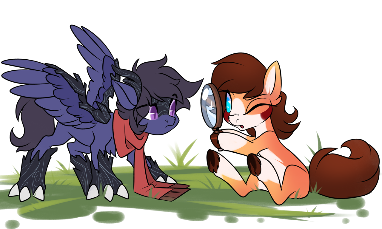 #2957126 - safe, artist:xvostik, oc, oc:fenris ebonyglow, earth pony ...