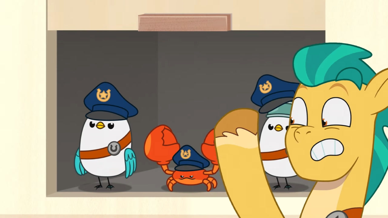 #2957453 - safe, screencap, hitch trailblazer, kenneth, mcsnips-a-lot ...