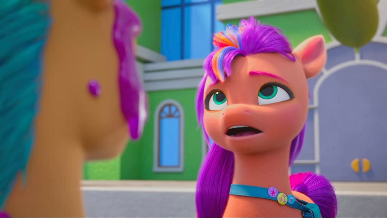 #2957648 - safe, screencap, hitch trailblazer, sunny starscout, earth pony, pony, g5, growing ...