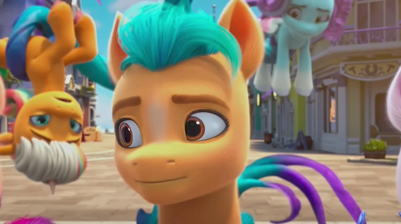 #2957917 - safe, screencap, glory (g5), hitch trailblazer, izzy moonbow ...