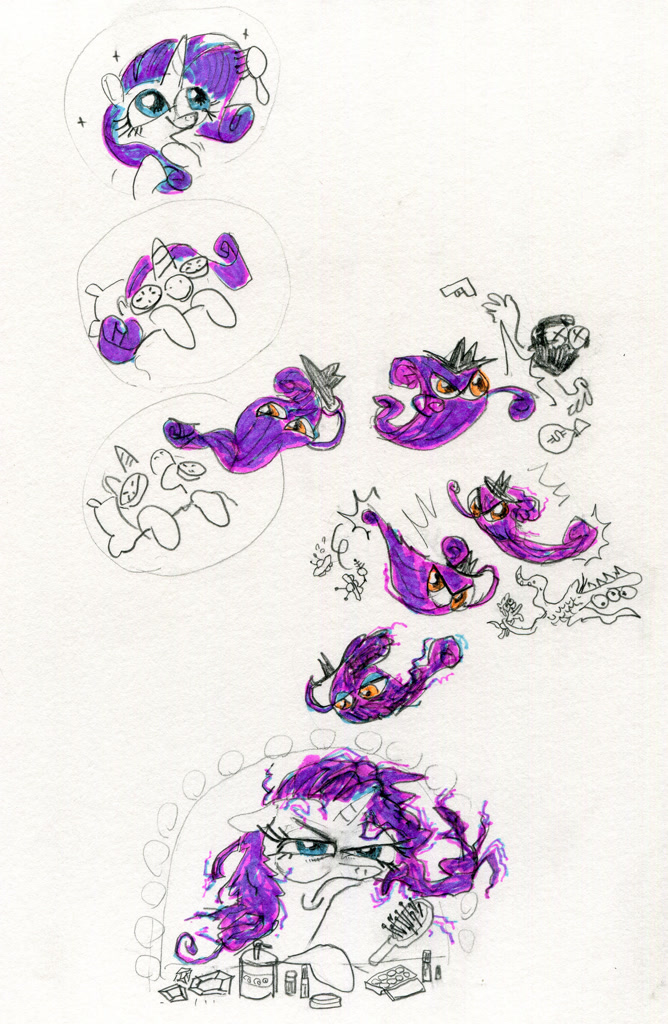 #2941121 - safe, artist:ja0822ck, rarity, pony, unicorn, g4, bed mane ...