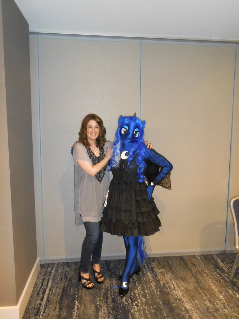 #2942053 - safe, artist:bramble bunny, princess luna, human, anthro, g4 ...