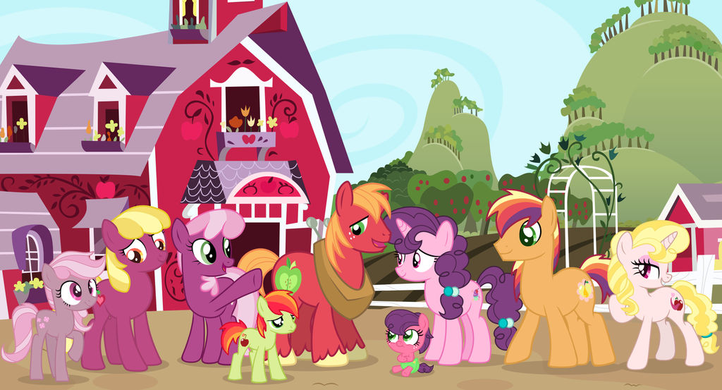 #2942451 - safe, artist:lillyleaf101, big macintosh, cheerilee, sugar ...