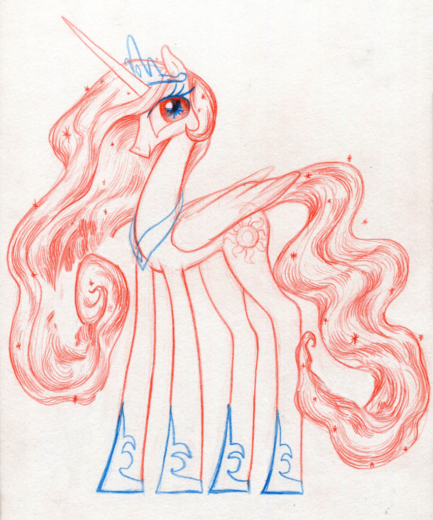 #2942474 - safe, artist:ja0822ck, princess celestia, alicorn, pony, g4, high res, legs, long ...