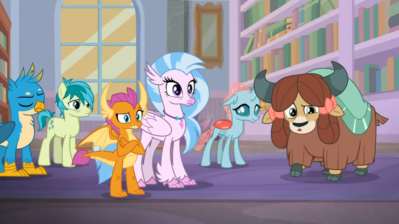 #2942500 - safe, screencap, gallus, ocellus, sandbar, silverstream ...