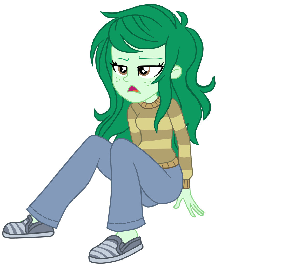 #2942501 - safe, artist:gmaplay, wallflower blush, human, equestria ...
