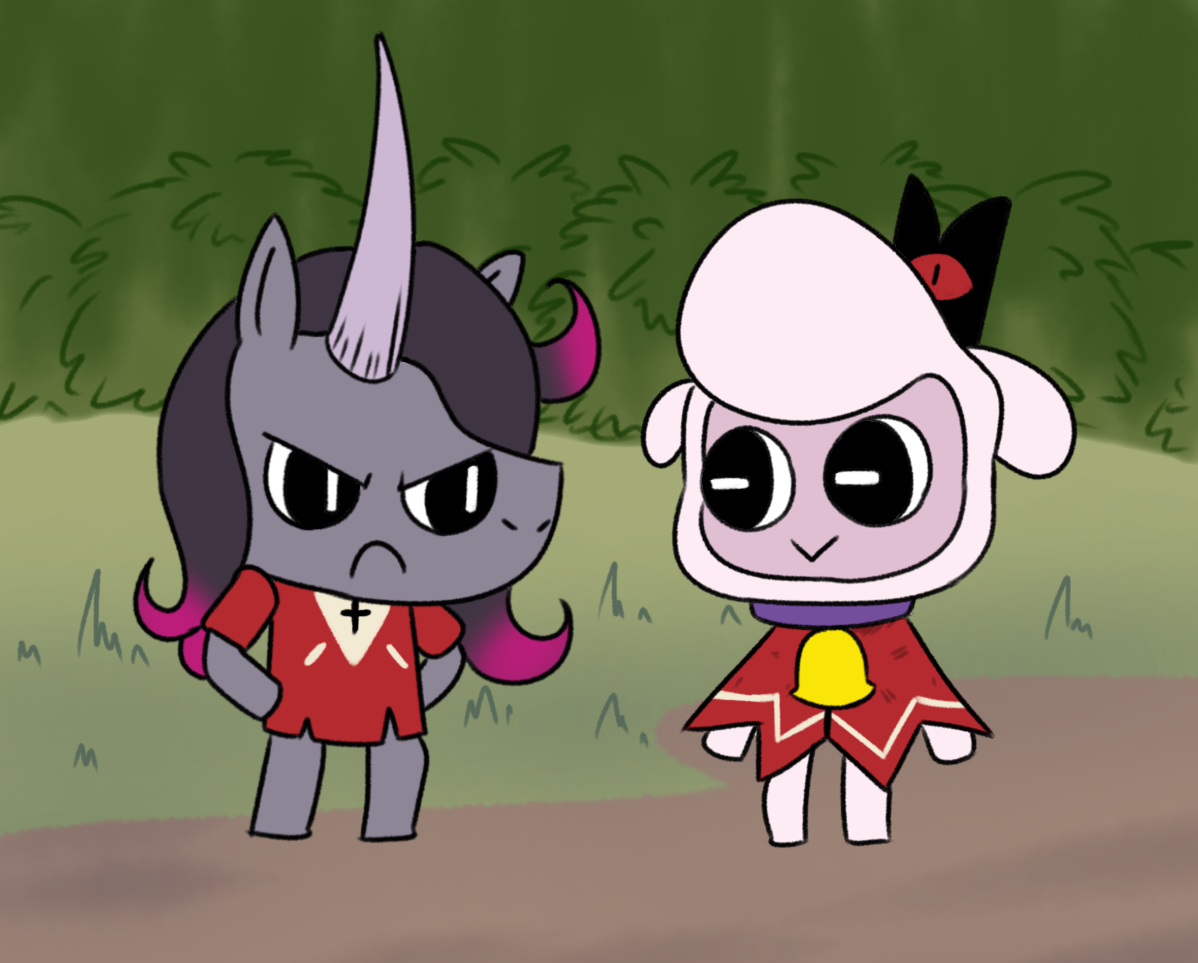 #2943221 - safe, artist:redahfuhrerking, oleander (tfh), pom (tfh ...