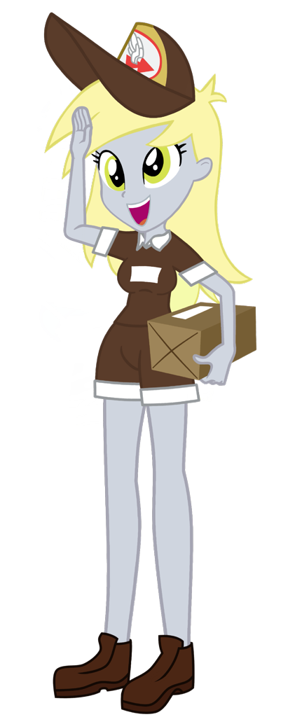 #2943524 - safe, artist:legacynebula, derpy hooves, human, equestria ...