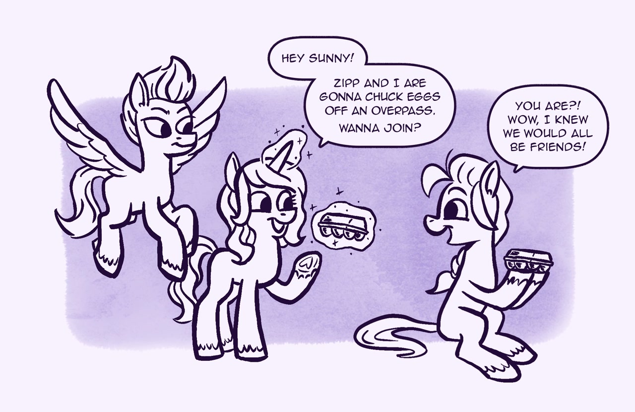 #2943724 - safe, artist:horsewizardart, izzy moonbow, sunny starscout ...