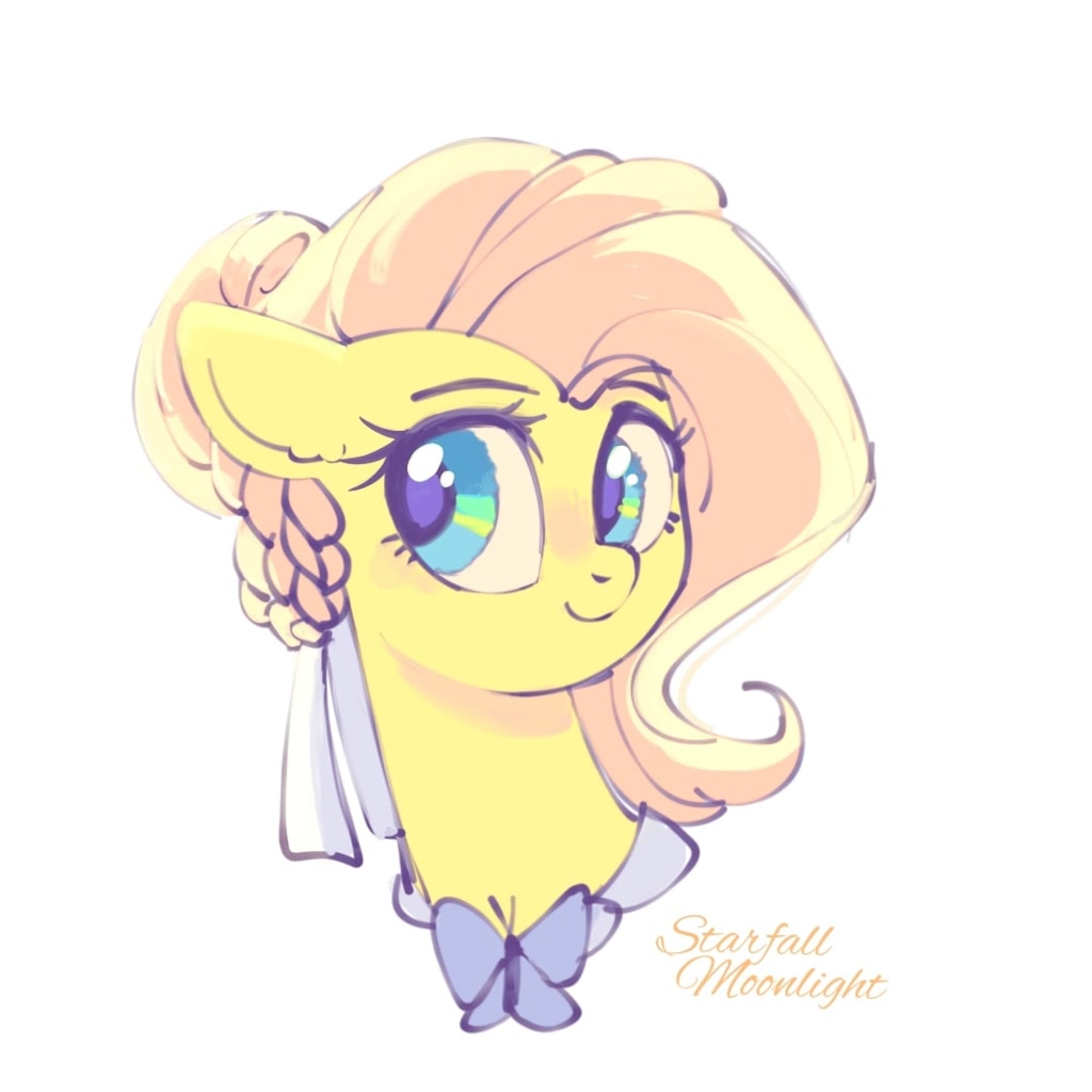 #3018263 - safe, artist:starfallmoonlight, fluttershy, butterfly ...