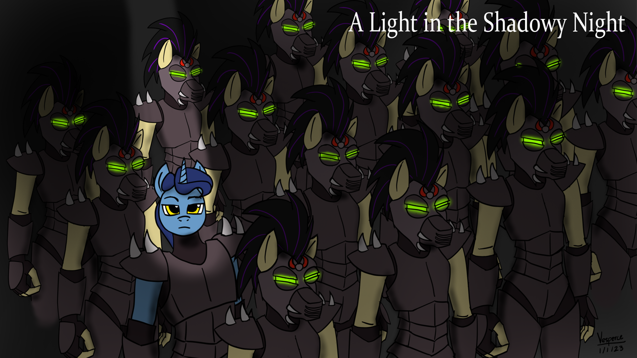 #3018554 - safe, artist:vesperce, night light, unicorn, anthro, fanfic ...