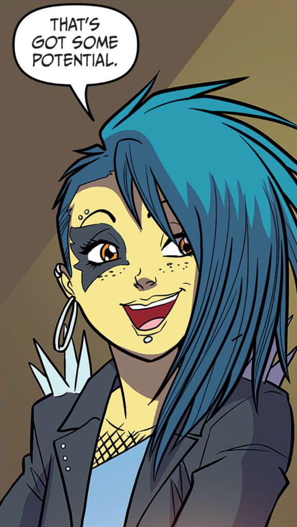 #3023865 - safe, artist:michela cacciatore, idw, dyre, human, g4, my ...