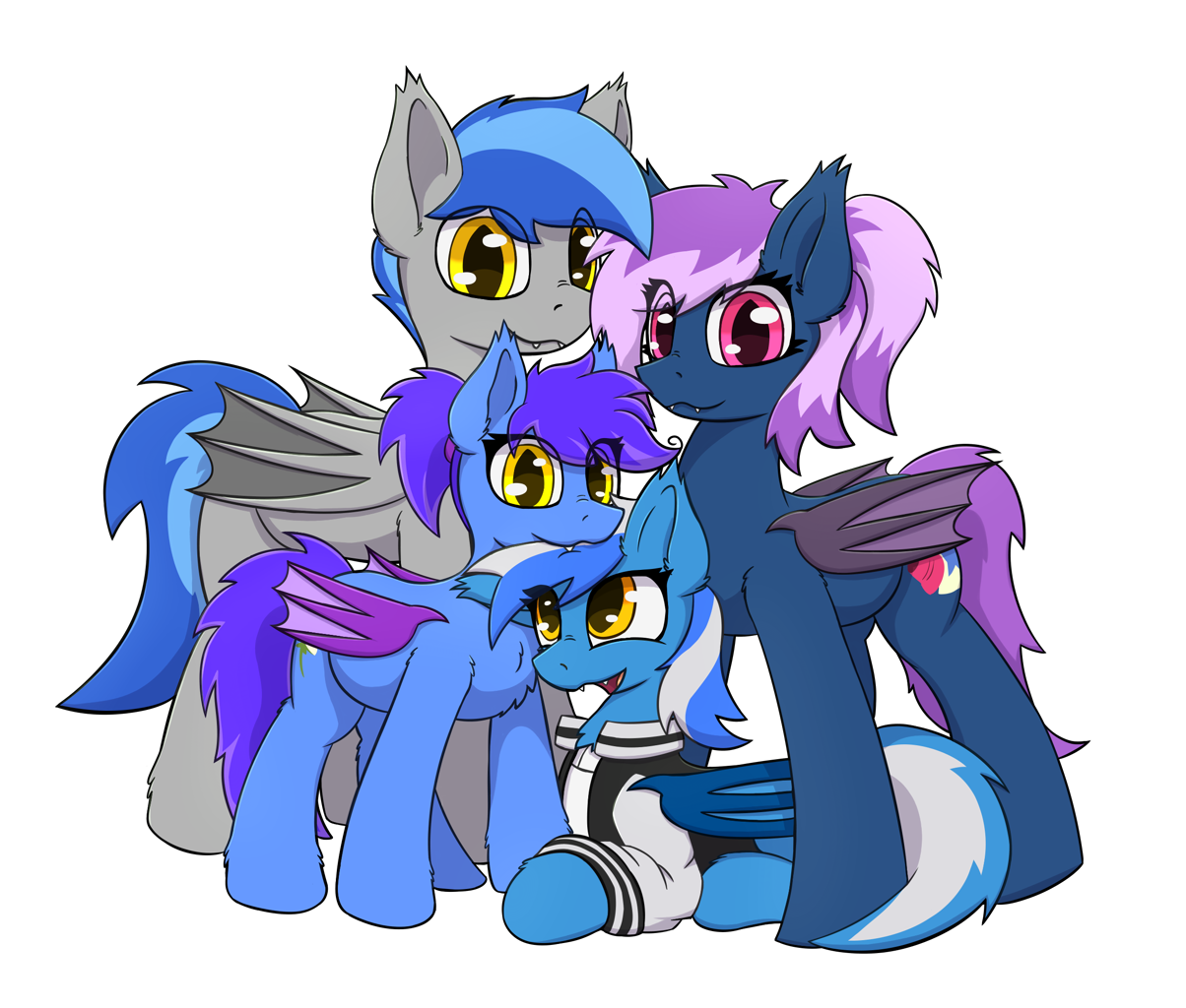 #3024159 - safe, artist:monycaalot, oc, oc only, oc:astral solitude, oc:dancy, oc:evening lily ...