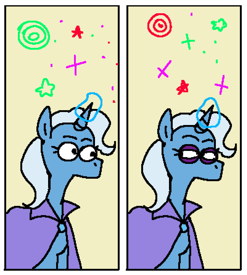 #3025397 - safe, artist:punkittdev, trixie, pony, unicorn, g4, cape ...