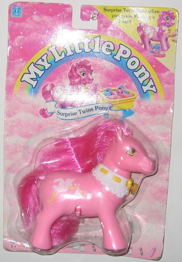 #3027064 - safe, blue twin, mummy pony, pink twin, earth pony, pony, g1 ...