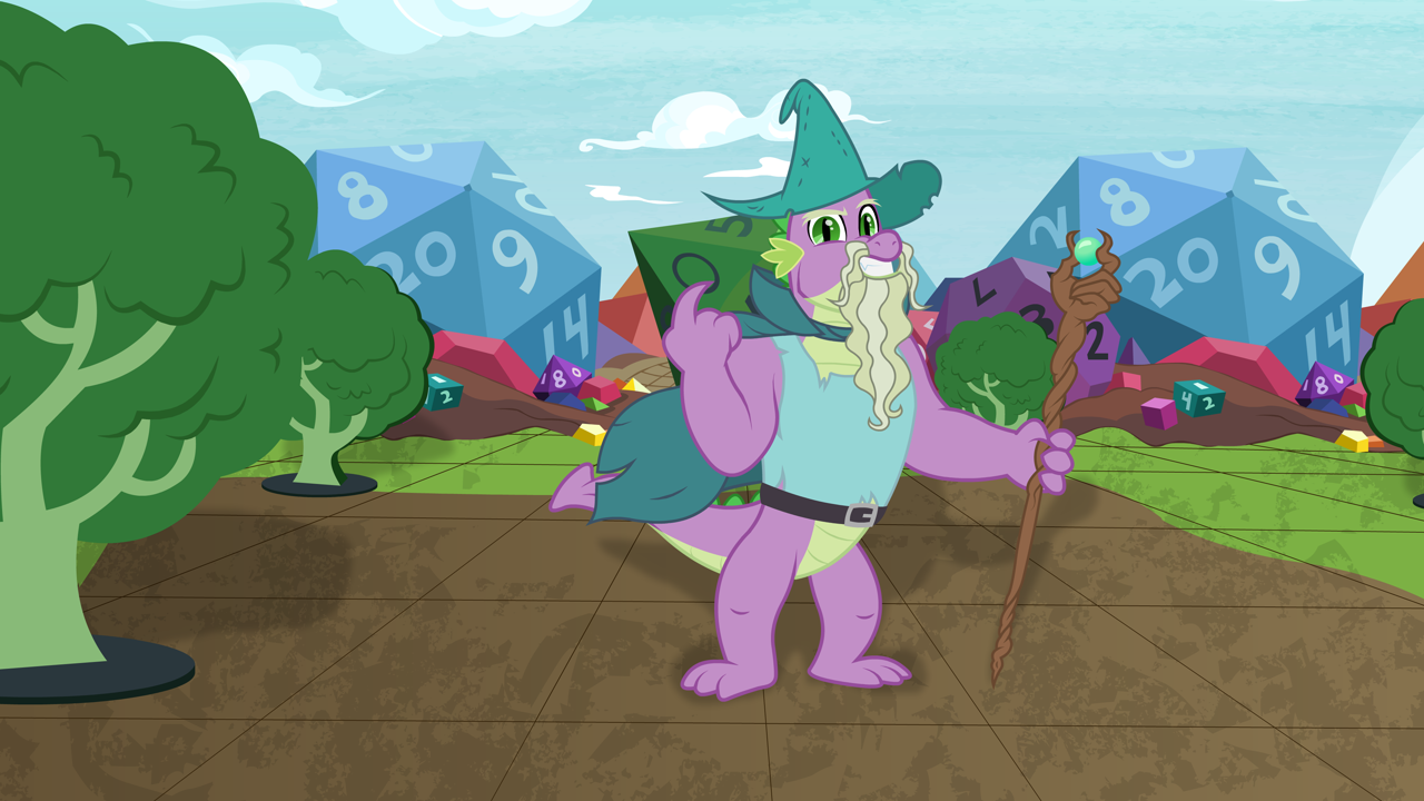 #3027389 - safe, artist:kitana762, spike, dragon, dungeons and discords ...