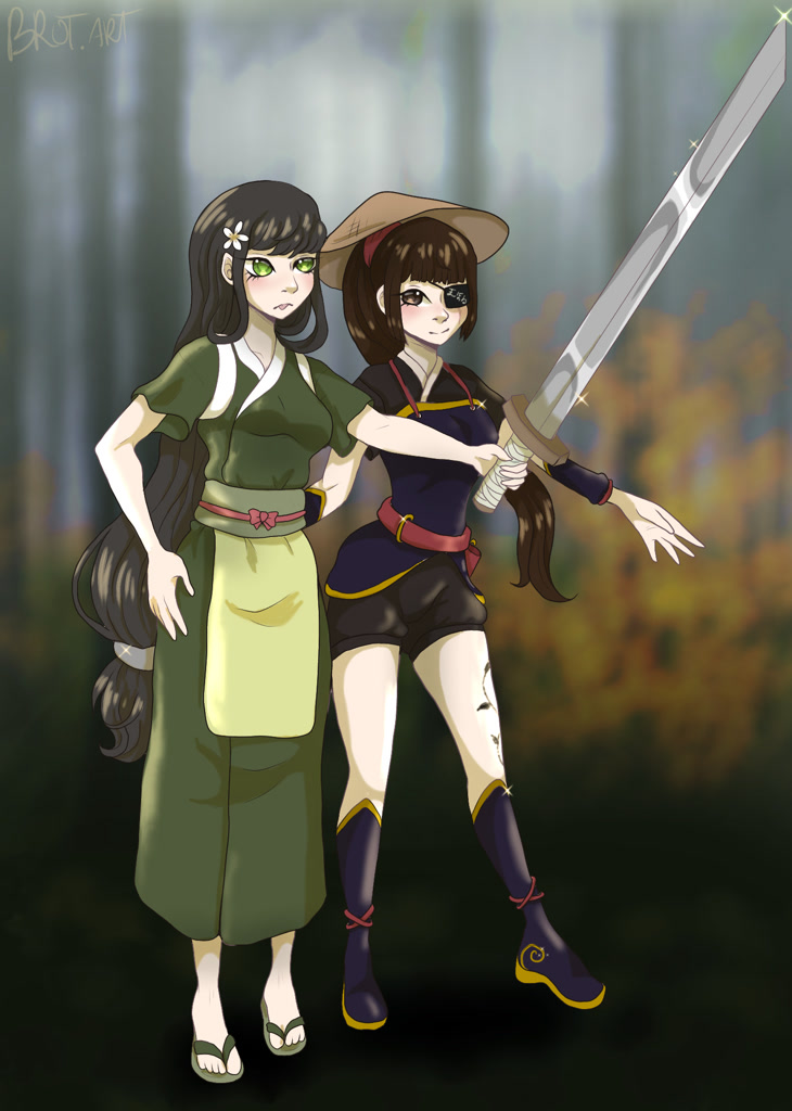 #3028267 - safe, artist:brot-art, oc, oc only, oc:ohasu, oc:sawa ...