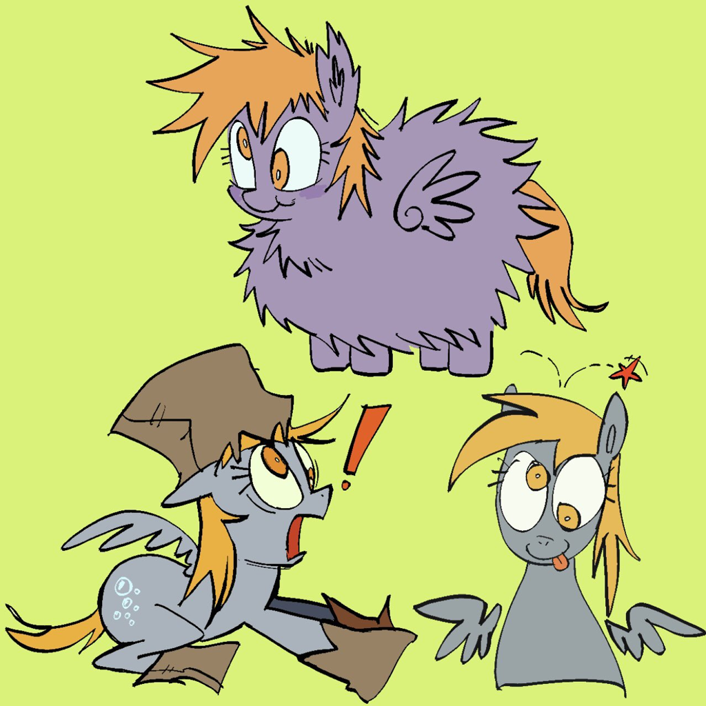 #3029263 - safe, artist:pichepata, derpy hooves, pegasus, pony, g4 ...