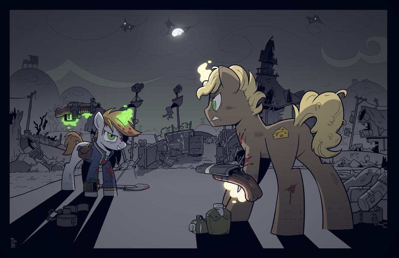 #3019118 - semi-grimdark, artist:php104, oc, oc only, oc:littlepip, oc ...