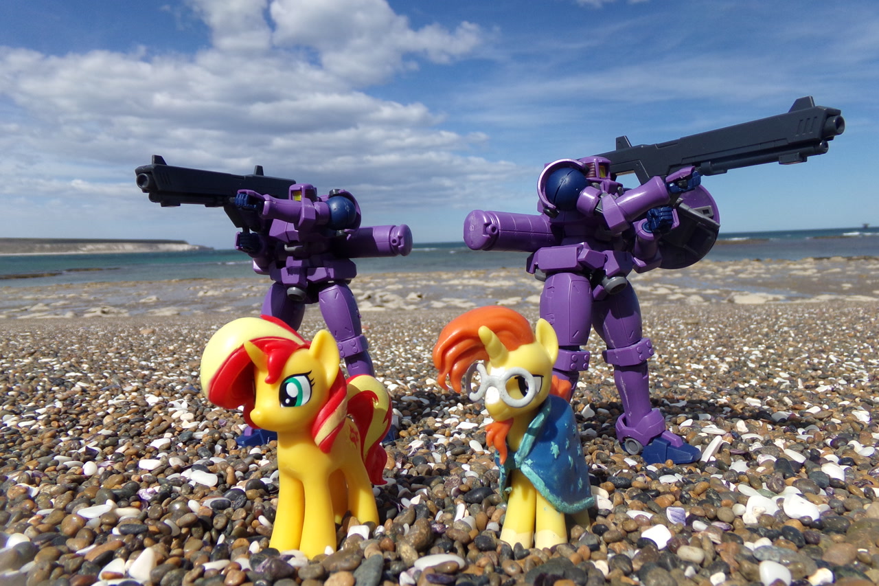 #3019152 - safe, artist:dingopatagonico, sunburst, sunset shimmer, pony ...