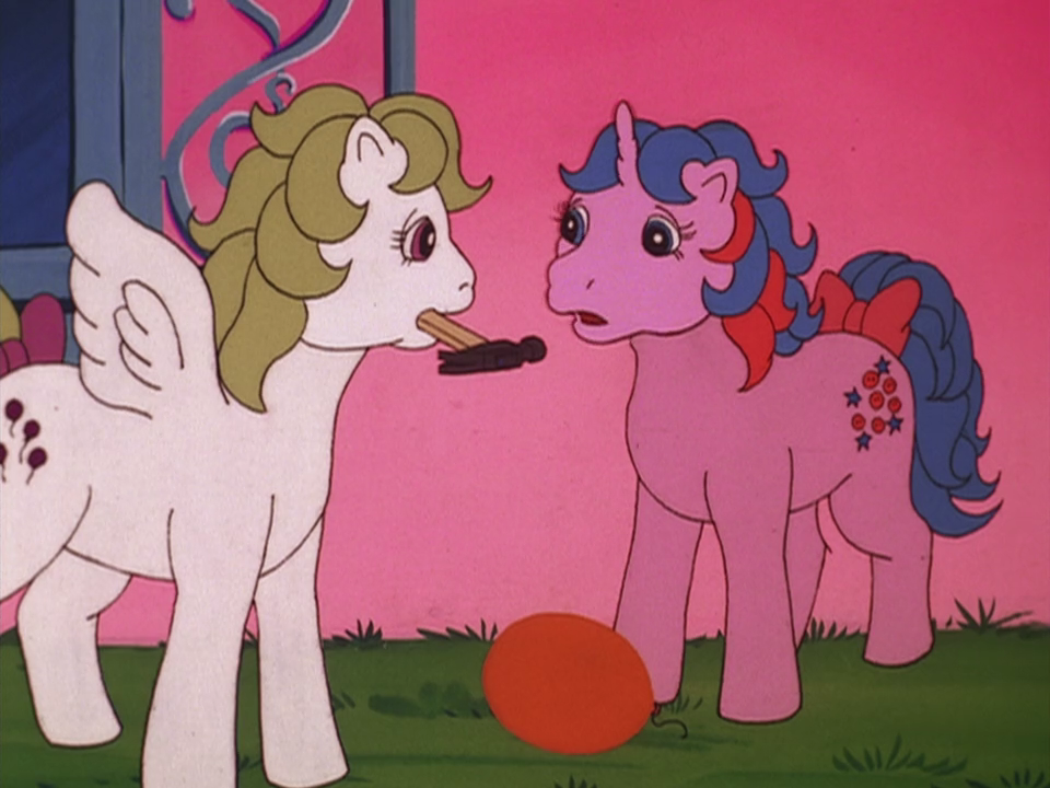 #3030100 - safe, screencap, buttons (g1), surprise, pegasus, pony ...