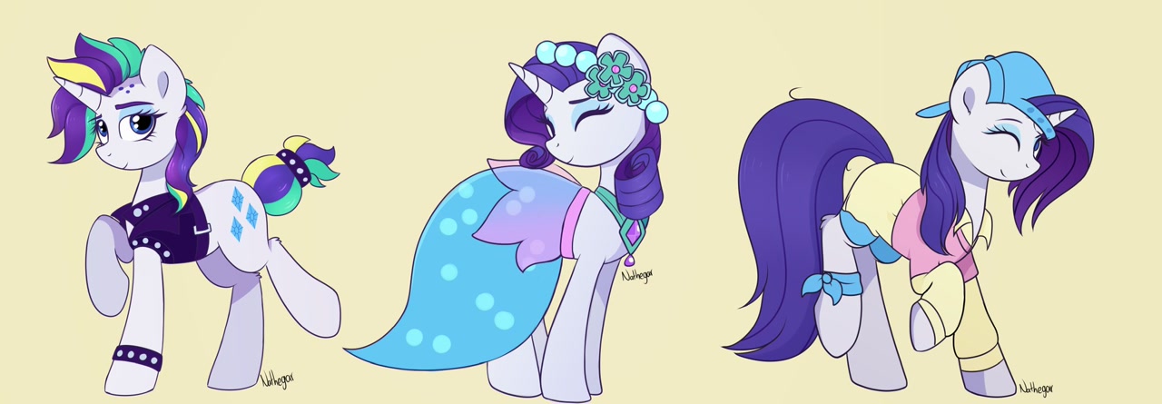 #3030879 - safe, artist:chaoticcr0w, rarity, pony, unicorn, g4 ...