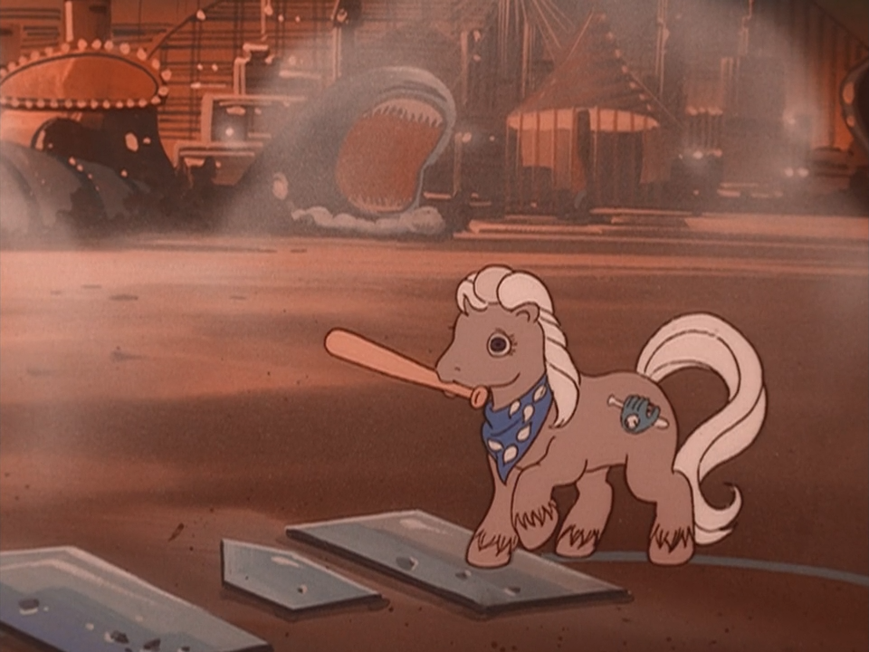 #3031029 - safe, screencap, slugger, earth pony, pony, g1, my little ...