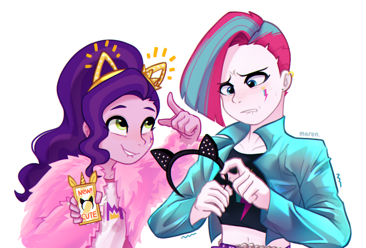 #3032082 - safe, artist:maren, pipp petals, zipp storm, human ...