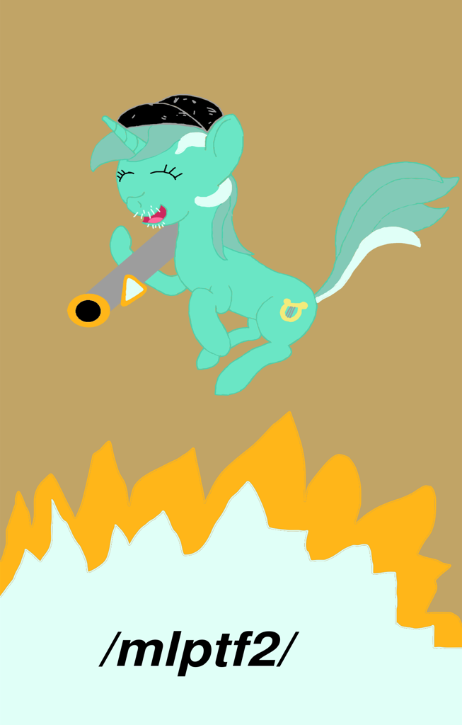 #3033749 - safe, lyra heartstrings, pony, unicorn, g4, /mlp/ tf2 general, female, mare, rocket ...