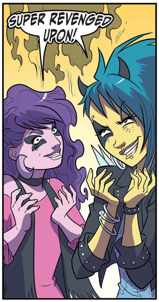 #3034381 - safe, artist:michela cacciatore, idw, dyre, grackle, human ...