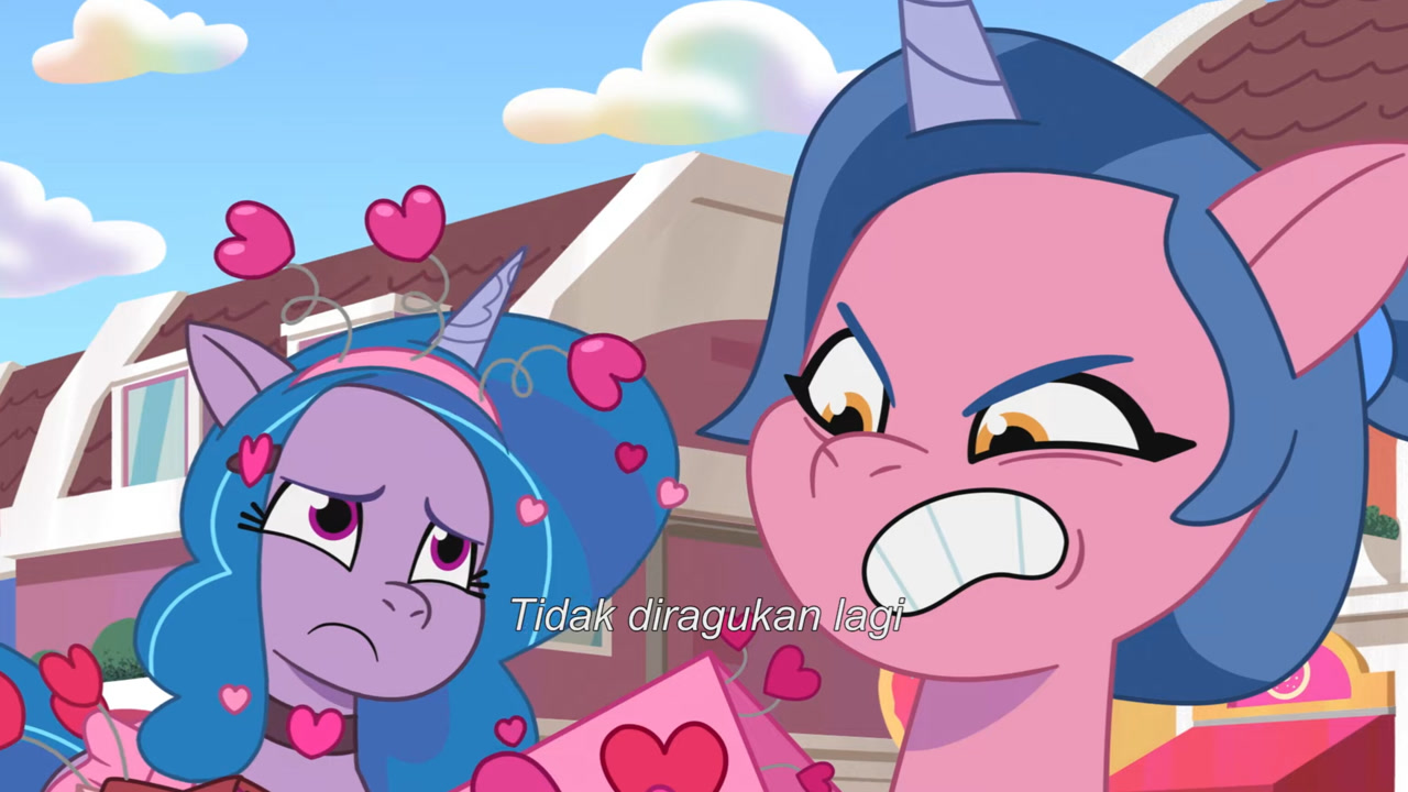 #3034554 - safe, screencap, izzy moonbow, plum library, pony, unicorn ...