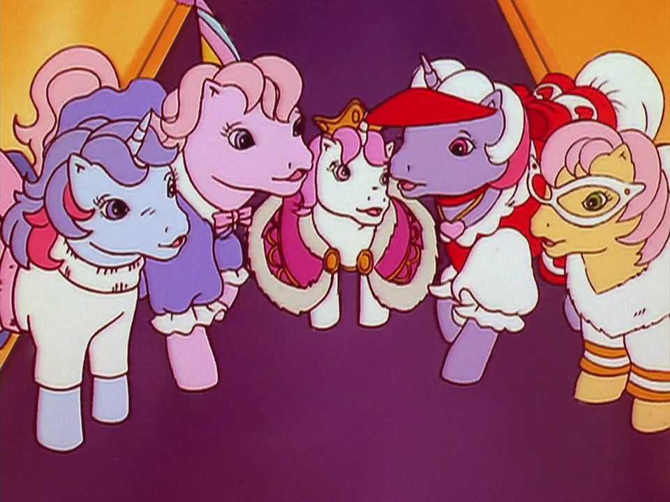 #3034627 - safe, screencap, baby moondancer, cotton candy (g1), posey ...