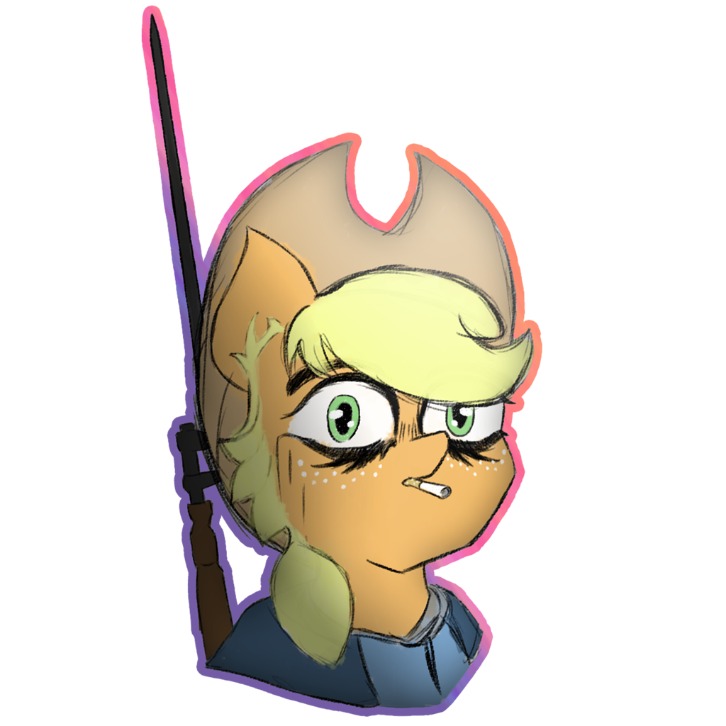 #3035454 - safe, artist:fizzlepopsunset, applejack, earth pony, pony ...