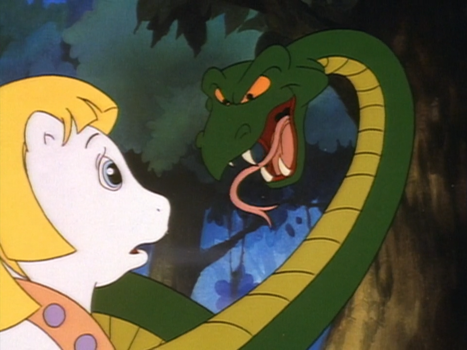 #3035840 - safe, screencap, squire (g1), earth pony, pony, snake, g1 ...