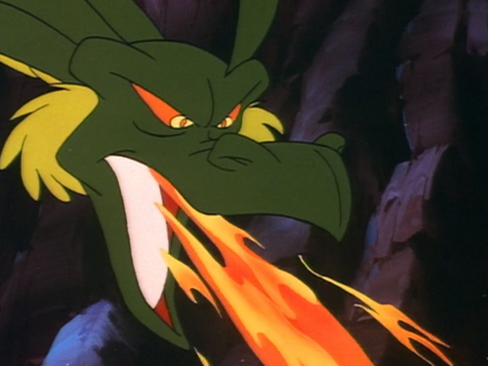 #3036439 - safe, screencap, basil (g1), dragon, g1, my little pony ...