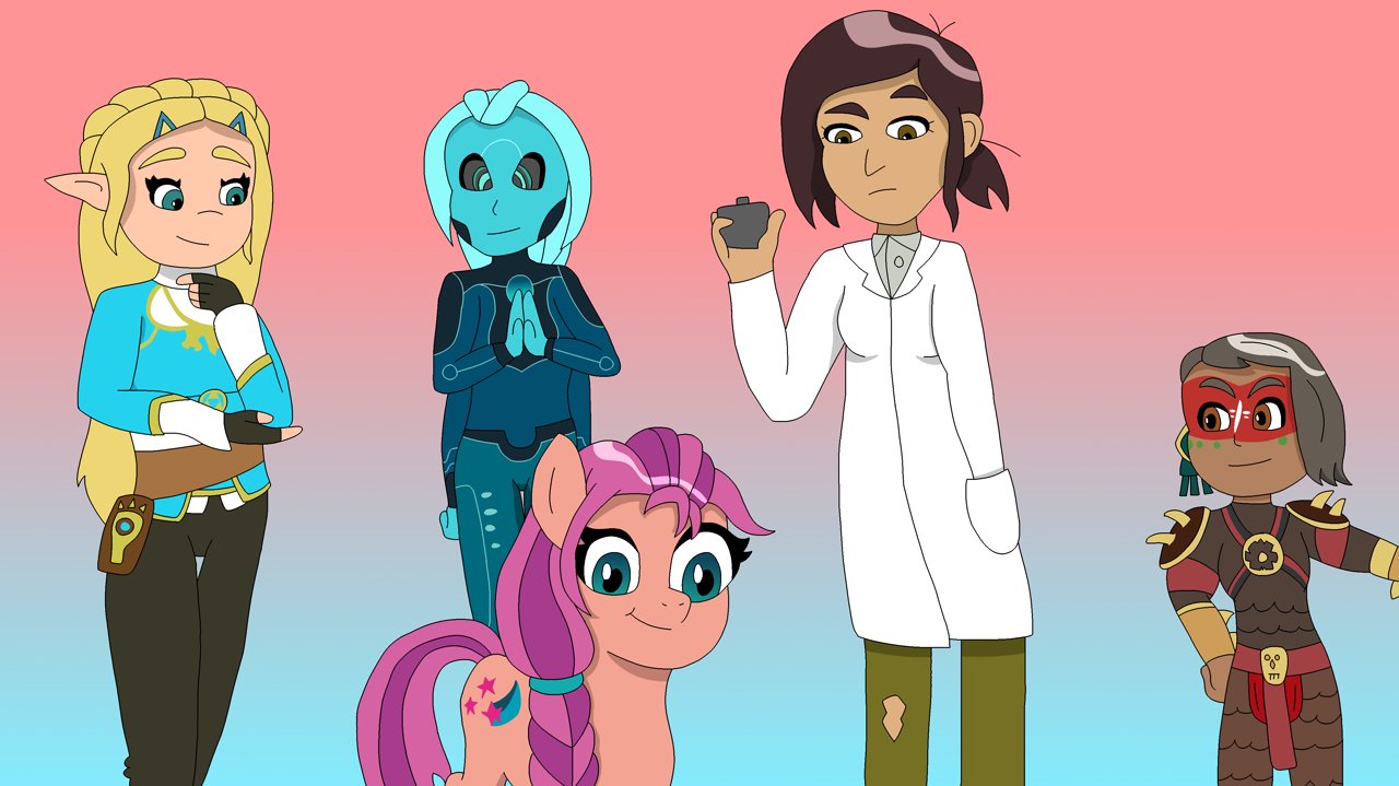 #3036739 - safe, artist:raymanhortse, sunny starscout, alien, earth ...