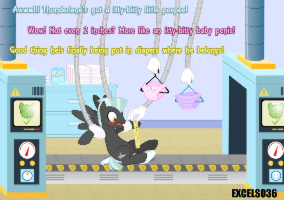 #3036886 - suggestive, artist:excelso36, thunderlane, pony, g4 ...