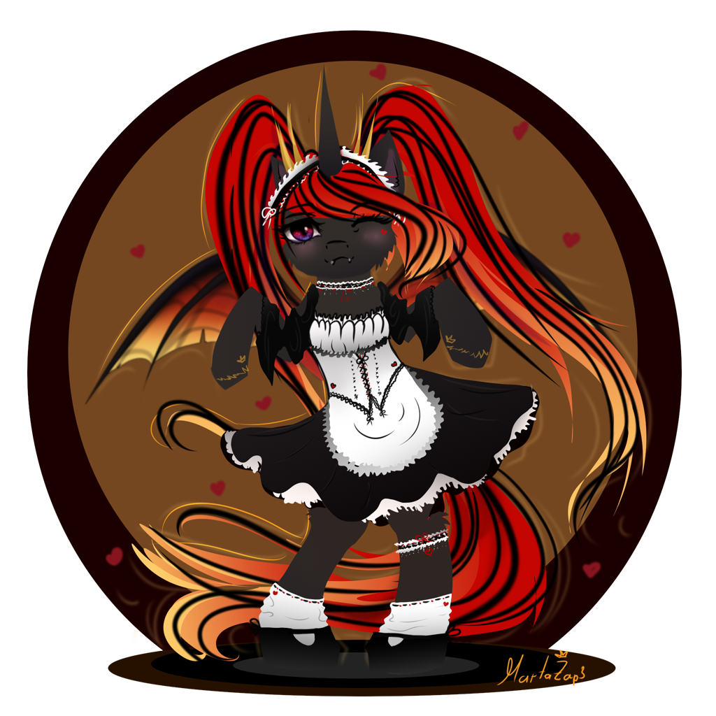 #3020712 - safe, artist:martazap3, alicorn, semi-anthro, clothes, cute ...