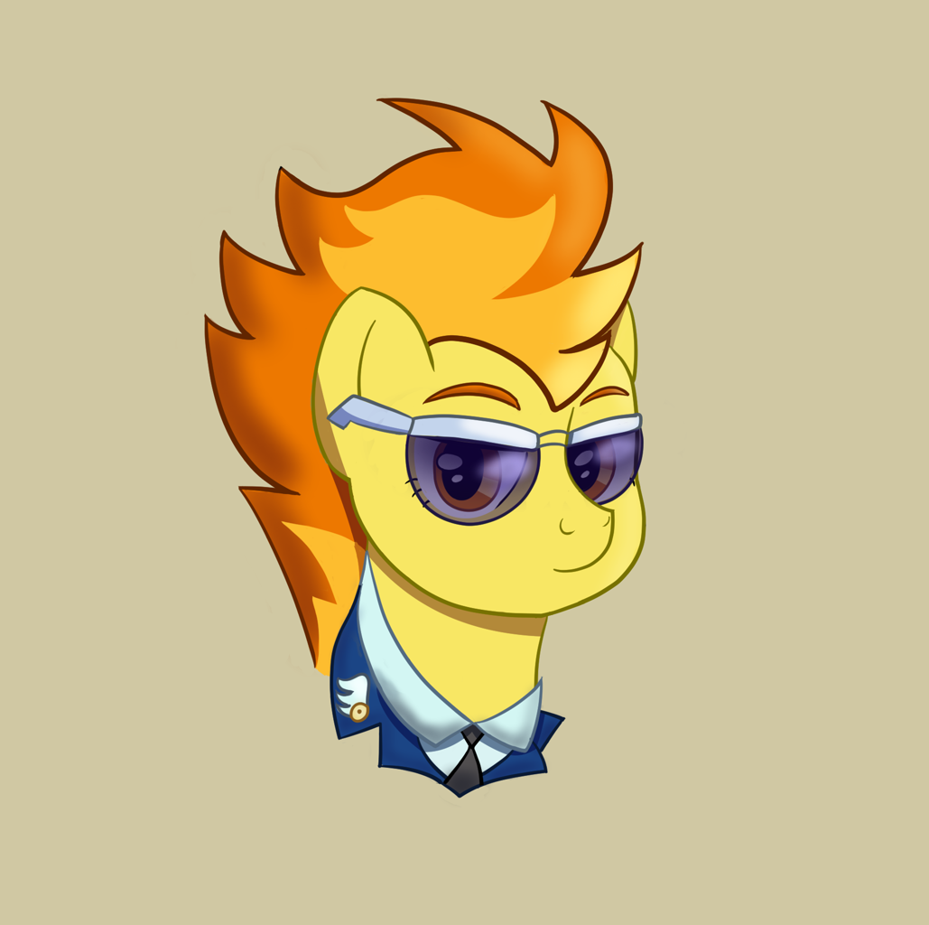 #3021018 - safe, artist:cristi444n, spitfire, pegasus, pony, beige ...