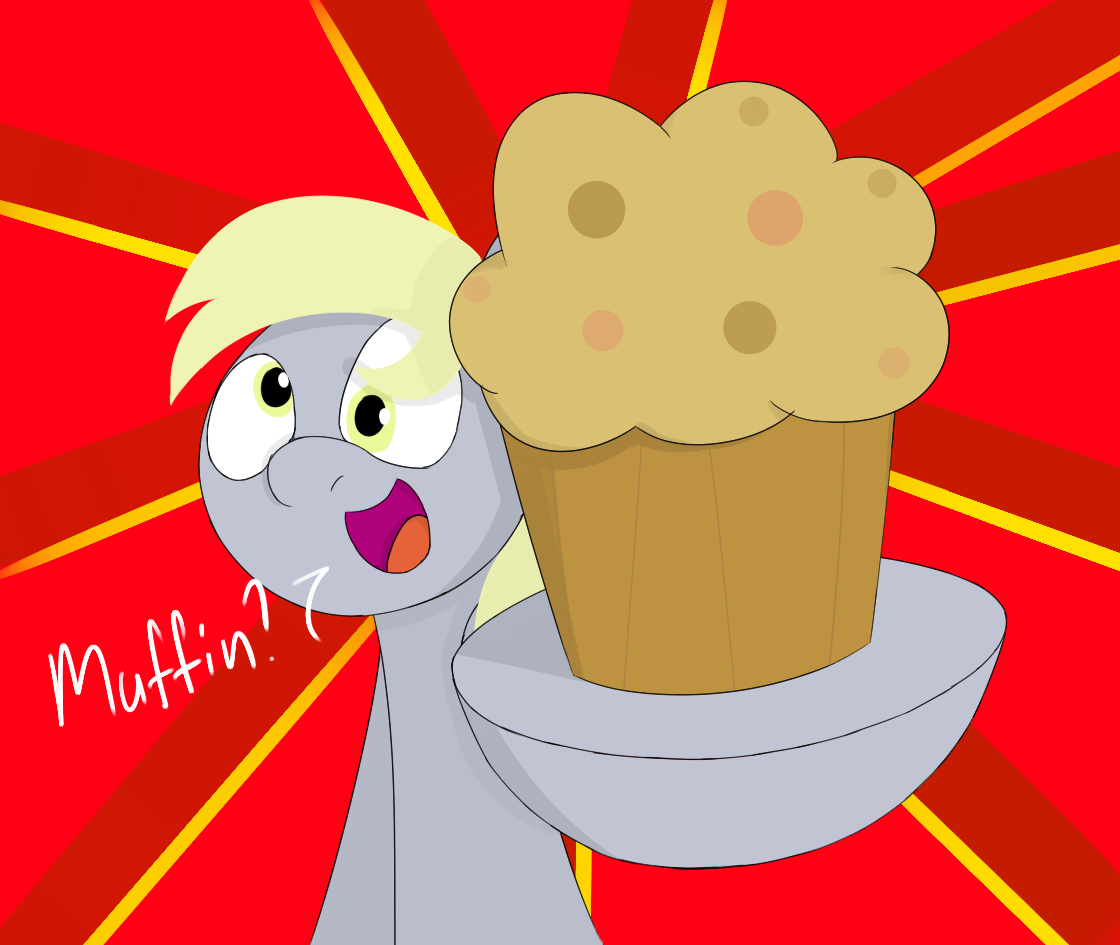 #3022168 - safe, artist:kanw, derpibooru exclusive, derpy hooves ...
