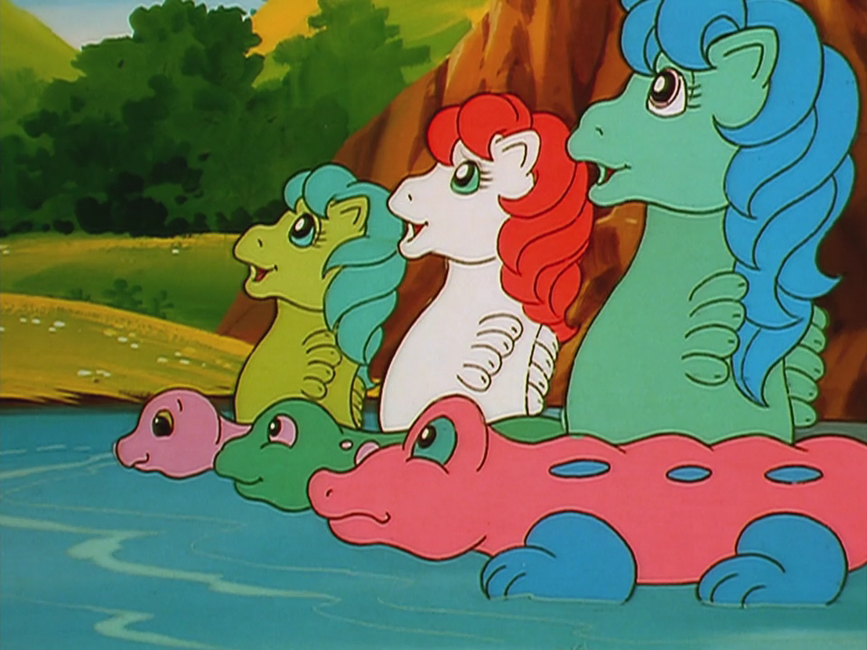 #3022626 - safe, screencap, sea shimmer, sea pony, g1, my little pony ...