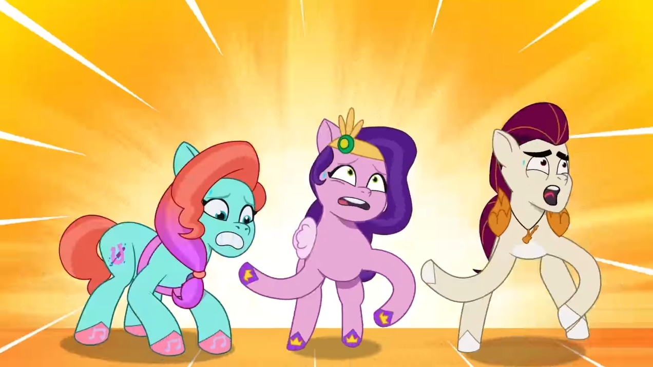 #3022641 - safe, screencap, jazz hooves, pipp petals, rocky riff, earth ...