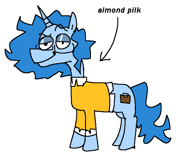 #3023011 - safe, artist:punkittdev, oc, oc only, oc:almond pilk, pony ...
