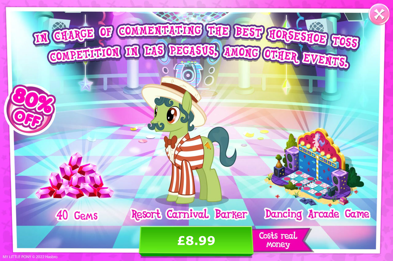 #3023369 - safe, gameloft, sideshow slim, earth pony, pony, my little ...