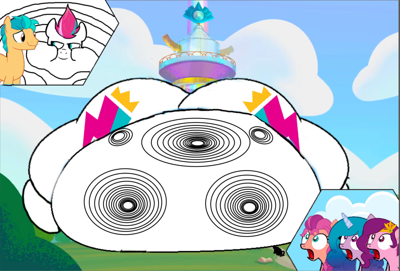 #3023453 - questionable, hitch trailblazer, izzy moonbow, pipp petals ...