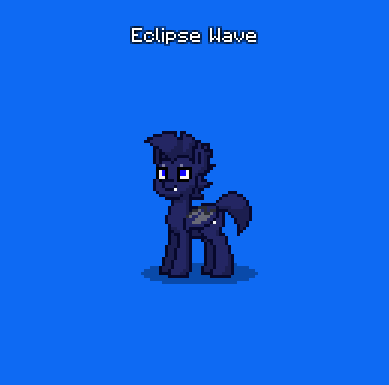 #3210624 - safe, oc, oc only, oc:eclipse wave, bat pony, pony, pony town, bat pony oc, blue ...